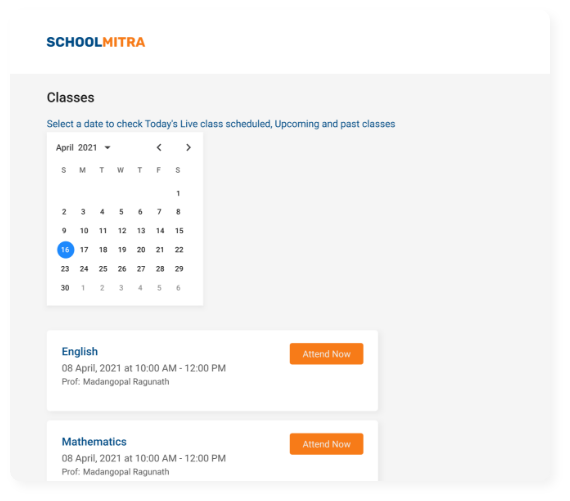 SchoolMitra,a School Management Software System